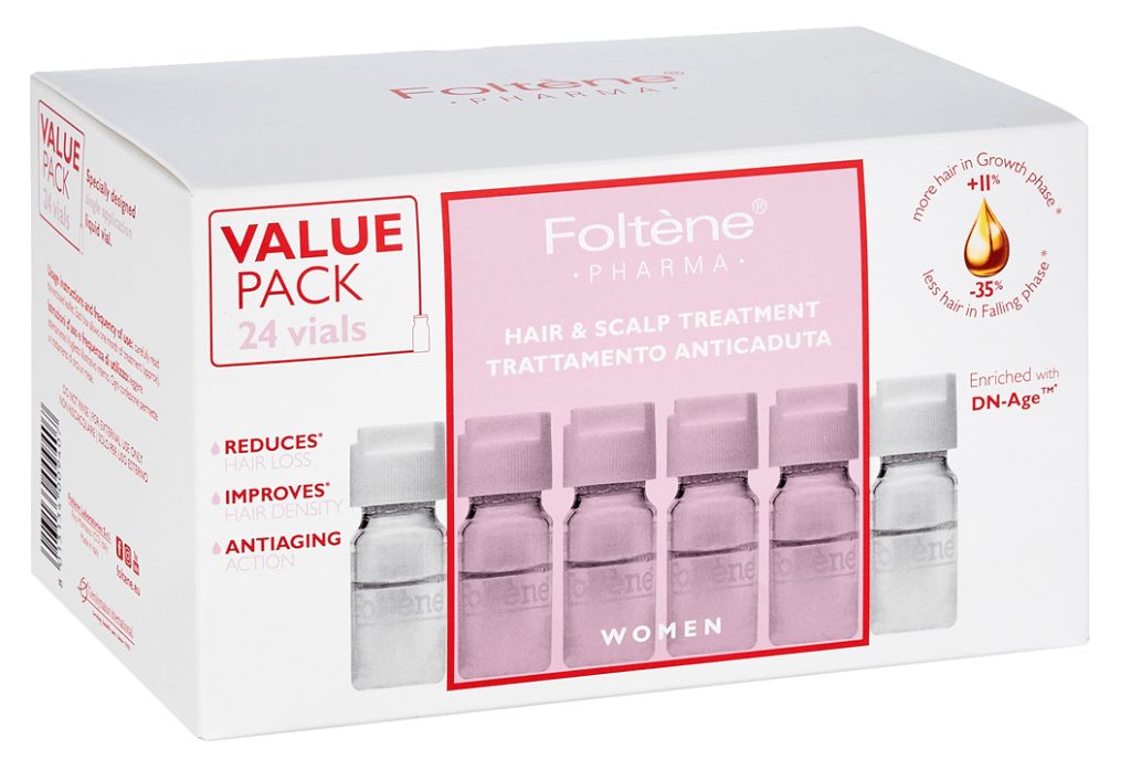 HAIR & SCALP TREATMENT | WOMEN | 24 VIALS | VALUE PACK - Foltene® Pharma